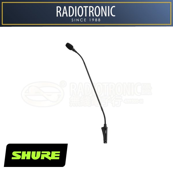Shure CVG18-B/C -18″ Inch Gooseneck Condender Microphone with Inline ...