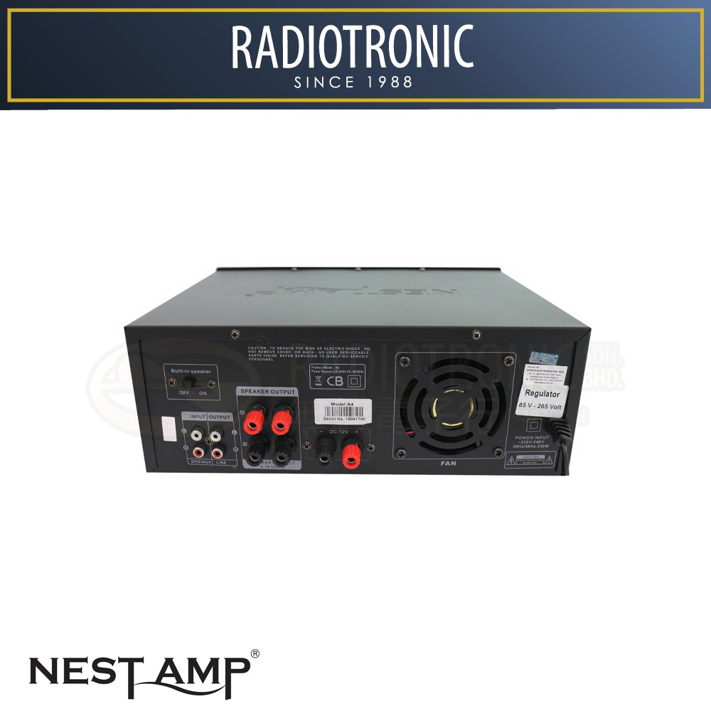 Nestamp Hybrid Power Amplifier A4 II – Radiotronic