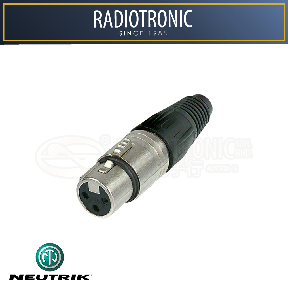 Neutrik 3 Pin XLR Socket MNC-3FX-XLR (CMNCNE-3FXX) – Radiotronic Neutrik 3 Pin XLR Socket MNC-3FX-XLR (CMNCNE-3FXX) – Radiotronic