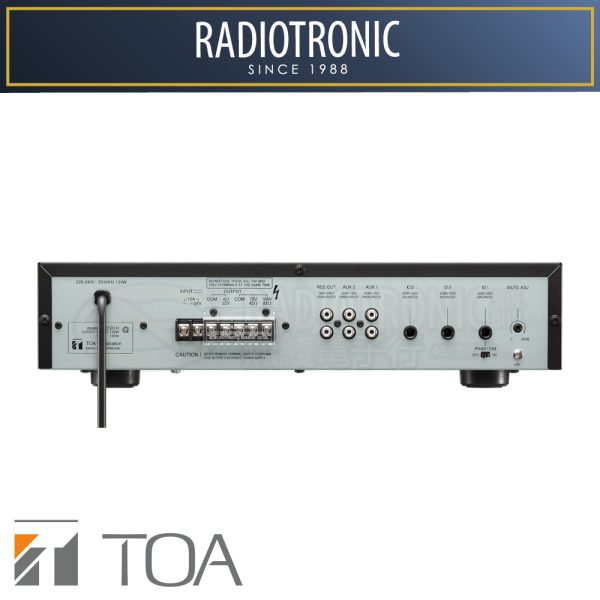 TOA A-2120 H Mixer Power Amplifier – Radiotronic